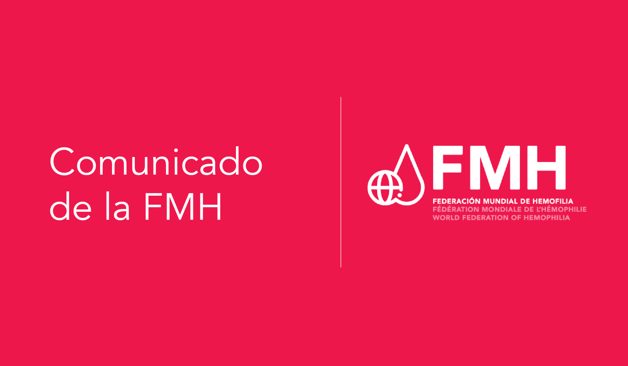 Inicio | FMH - Federación Mundial de Hemofilia